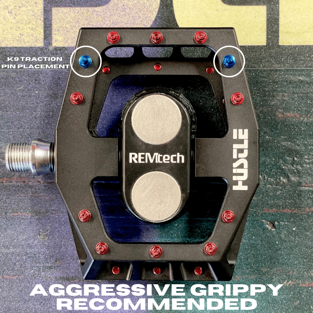 Recommended Traction Pin Pedal Setups // REMtech Pedals - Hustle Bike Labs